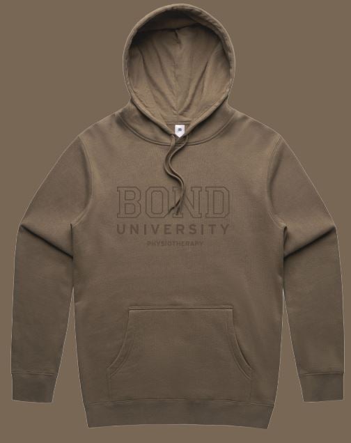 Physiotherapy Walnut Embroidered Hoodie | Bond University Merchandise Store