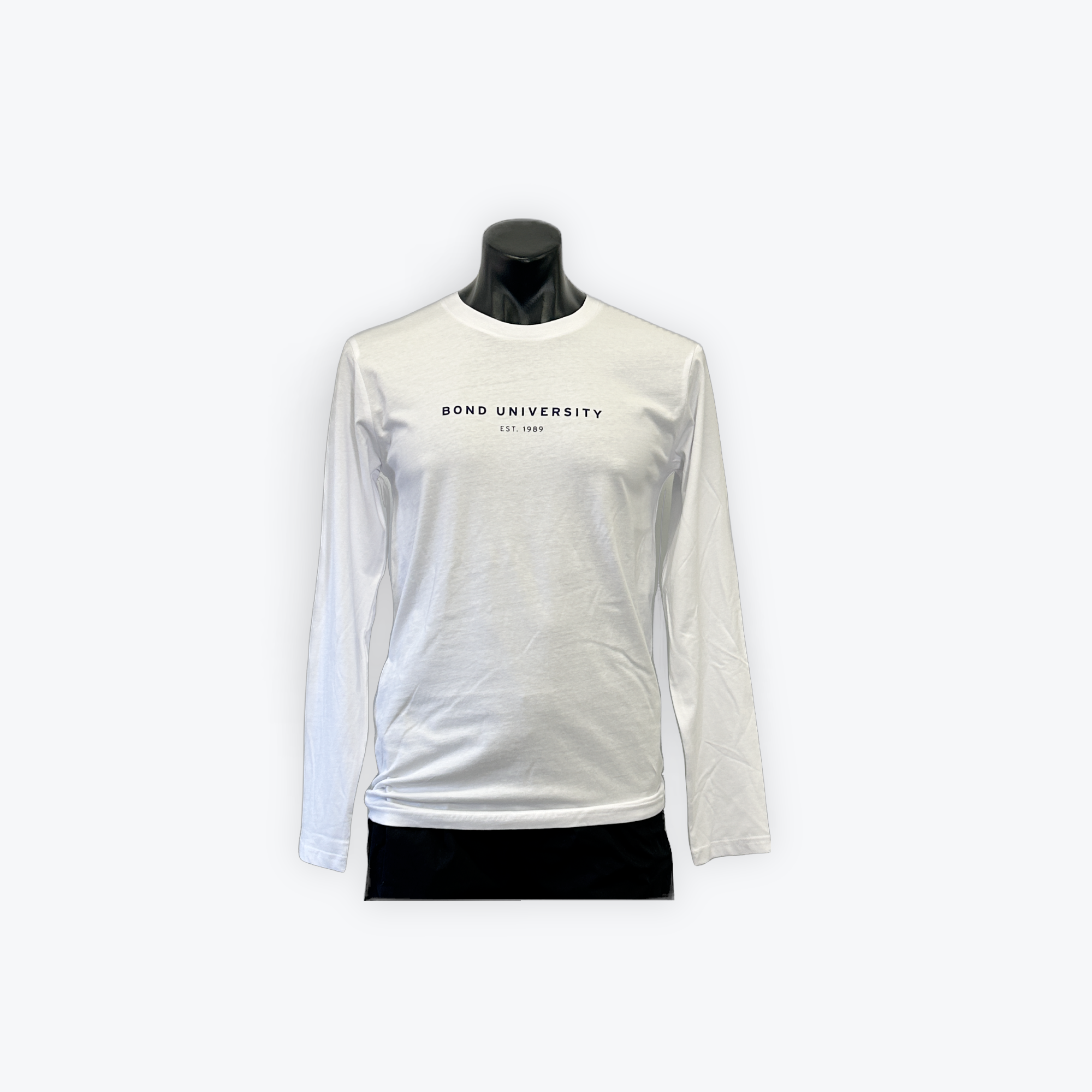 L/S Tee White | Bond University Merchandise Store