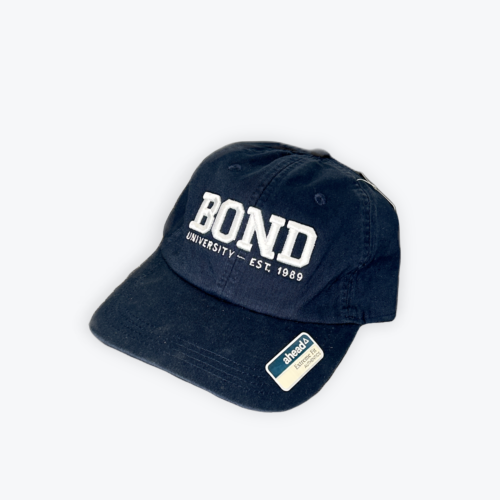 Cap- Navy with white embroidery | Bond University Merchandise Store